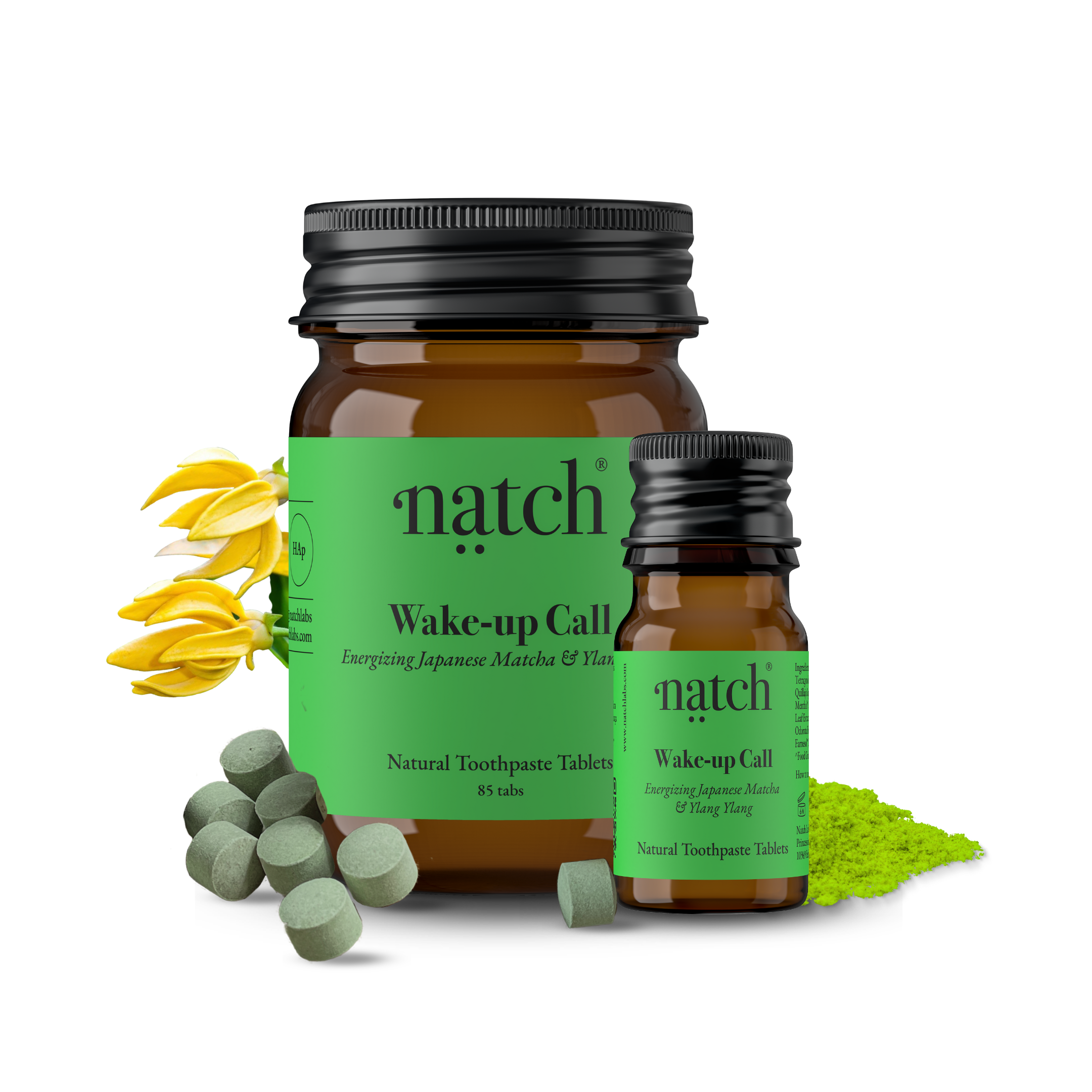 Natch •• Natural Toothpaste Tablets - Bottle & mini – Natch Labs