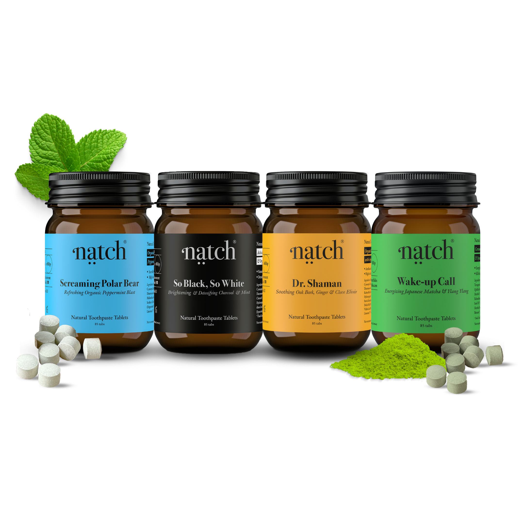Natch •• Natural Toothpaste Tablets - Special Sets – Natch Labs